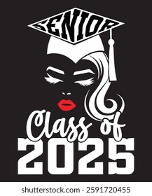 Class 2025 Senior Graduation Vector Finally Stock Vector (Royalty Free ...