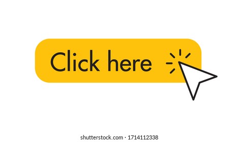 Click Here Button Arrow Pointer Clicking Stock Vector (Royalty Free) 1714112338 | Shutterstock