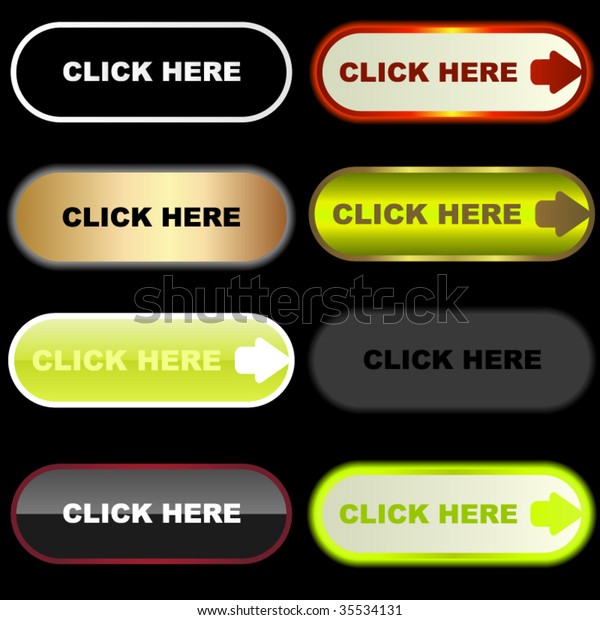 Click Here Icons Vector Set Stock Vector (Royalty Free) 35534131 ...