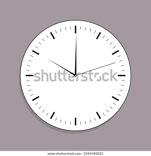 Clock Logo Icon Time Clock Vector Stock Vector (Royalty Free ...