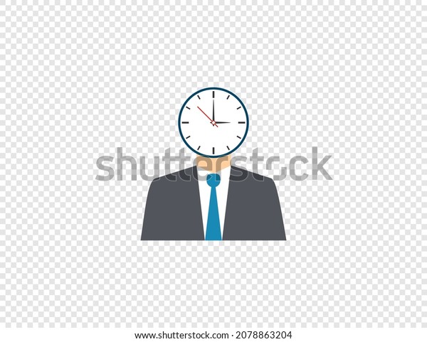 Clock Time Management Icon Vector Illustration Stock Vector (Royalty ...