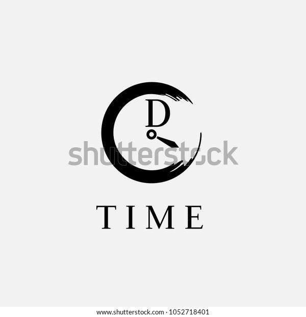 Clock Vector Logo Design Time Emblem Stock Vector (Royalty Free ...