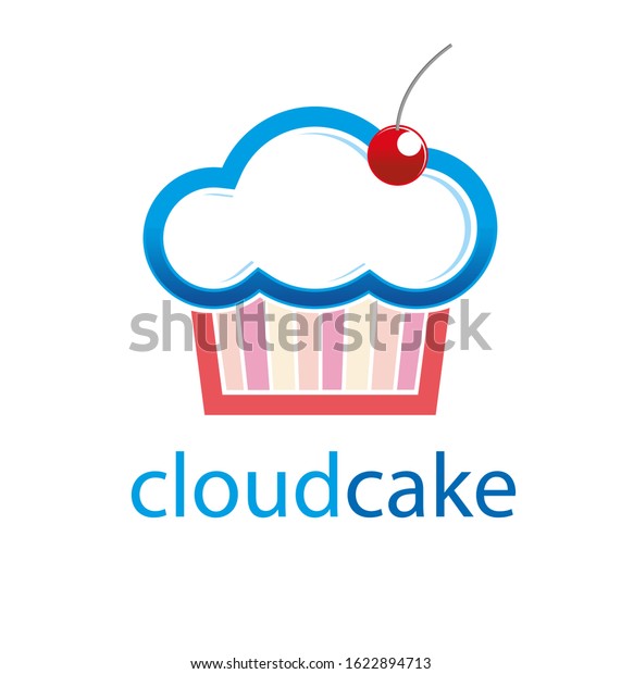 Cloud Cake Logo Designs Template Online Stock Vector (Royalty Free ...