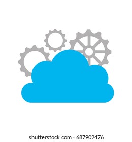 Vector Cloud Computing Icon Cloud Technology Stock Vector (Royalty Free) 262512995 | Shutterstock