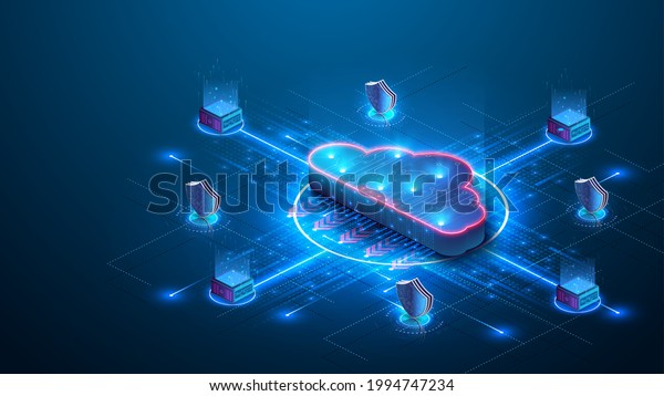 12,386 Cloud Security Isometric Icons Stock Vectors and Vector Art ...