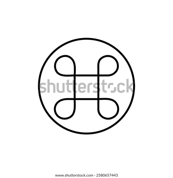 Cmd Command Icon Vector Logo Set Stock Vector Royalty Free 2580657443 Shutterstock