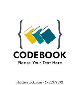 Code Book Logo Design Template Illustration Stock Vector (Royalty Free ...