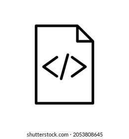Code Programming Icon Concept Stock Vector (Royalty Free) 2215466807 ...