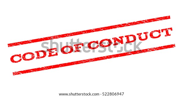 Code Conduct Watermark Stamp Text Caption Stock Vector (Royalty Free ...