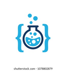 Code Lab Logo Icon Design Stock Vector (Royalty Free) 1078802879 ...