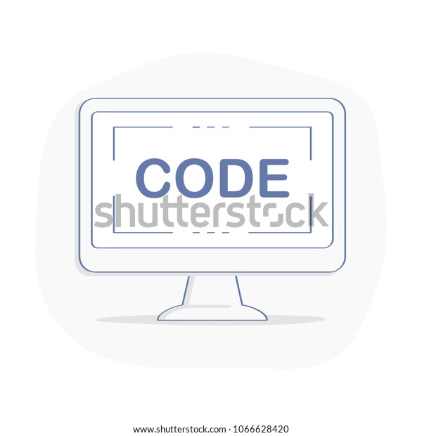 Code Programming Software Development Coding Icon Stock Vector (Royalty Free) 1066628420 ...