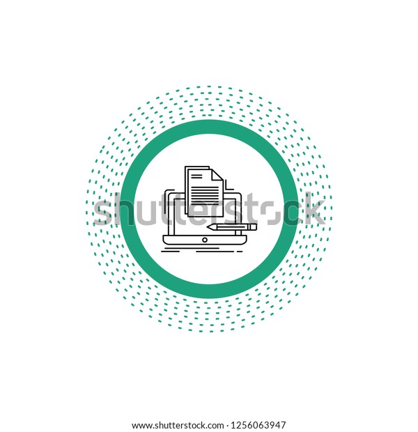 Coder Coding Computer List Paper Line Stock Vector (Royalty Free) 1256063947 | Shutterstock