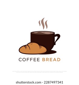 Bakery Bread Logo Design Vector Hexagonal Stock Vector (Royalty Free ...