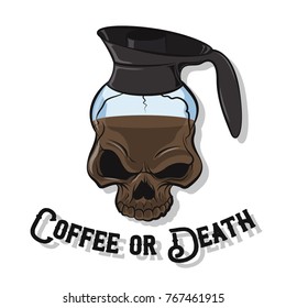 Coffee Death Vector Composition Stock Vector (Royalty Free) 767461915 ...