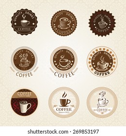 Coffee Design Elements Stock Vector (Royalty Free) 264583067 | Shutterstock
