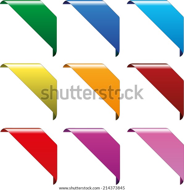 Collection Diverent Corner Mark Vector Eps10 Stock Vector (Royalty Free ...