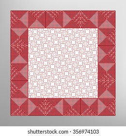 Color Geometric Pattern Frame Color Vector Stock Vector (Royalty Free ...