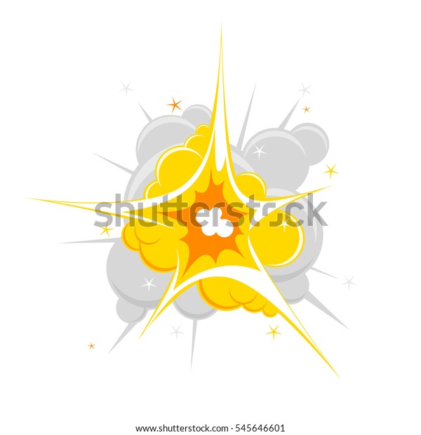 Comic Book Explosion Vector Illustration Cartoon Stock Vector (Royalty ...