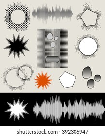 Comic Book Forms Set Stock Vector (Royalty Free) 392306947 | Shutterstock