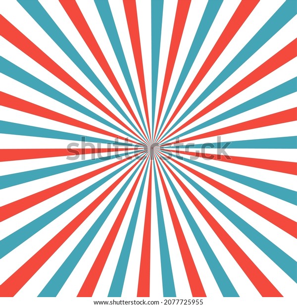 Comic Light Rays Background Cartoon Style Stock Vector (Royalty Free ...