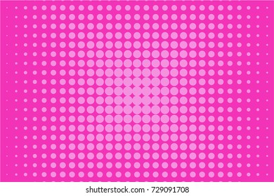 Comic Pattern Halftone Background Pink Color Stock Vector (Royalty Free ...