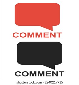 Comment Bell Button White Background Stock Vector (Royalty Free ...