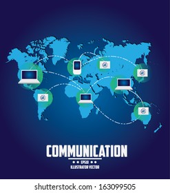 Communication Illustrator Vector Stock Vector (Royalty Free) 163099505 ...