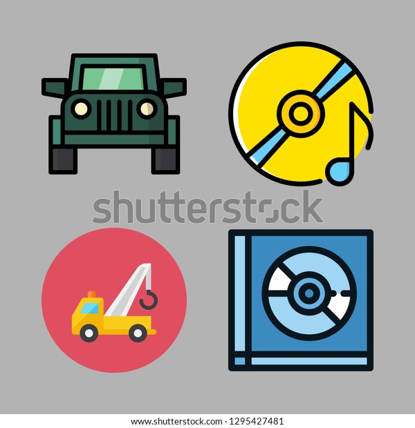 Compact Icon Set Vector Set About Stock Vector (Royalty Free ...