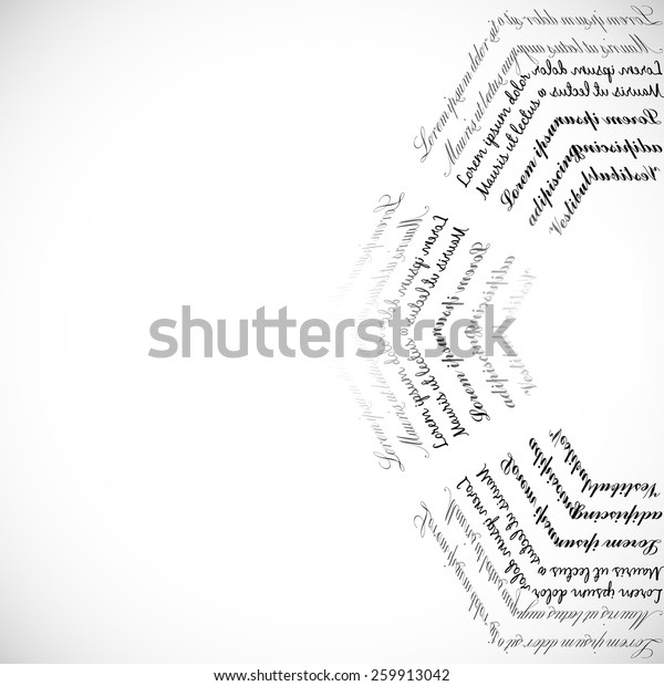 Composition Fonts Empty Space Text Icon Stock Vector (Royalty Free ...