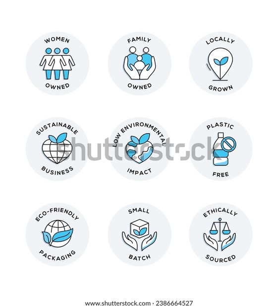 Comprehensive Vector Set Circular Badge Icons Stock Vector (Royalty ...