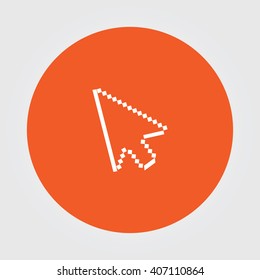 Computer Arrow Icon Stock Vector (Royalty Free) 408588439 | Shutterstock