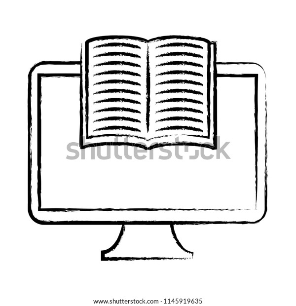 Computer Book Icon Stock Vector (Royalty Free) 1145919635 | Shutterstock