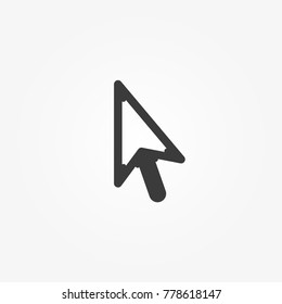 Pointer Cursor Turn On Button Mouse Stock Vector (Royalty Free) 2120085845 | Shutterstock