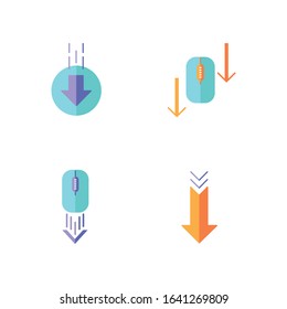 Computer Mouse Arrowheads Flat Design Cartoon Stock Vector (Royalty Free) 1641269809 | Shutterstock