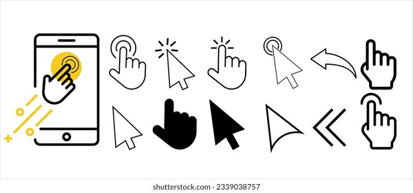 Gray Cursor: Over 39,014 Royalty-Free Licensable Stock Illustrations ...