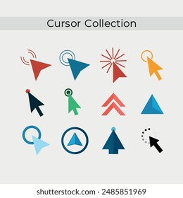 Computer Mouse Click Cursor Gray Arrow Stock Vector (Royalty Free) 2485851969 | Shutterstock
