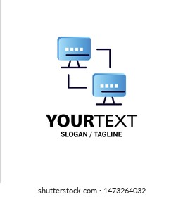 Computer Network Computing Computers Business Logo Stock Vector ...