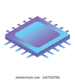 Cpu Processor Icometric Stock Vector (Royalty Free) 761737294 ...