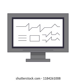 Computer Screen Technology Stock Vector (Royalty Free) 1184261008 ...