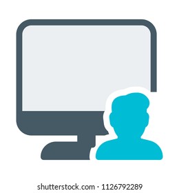 Computer User Login Stock Vector (Royalty Free) 1126792289 | Shutterstock