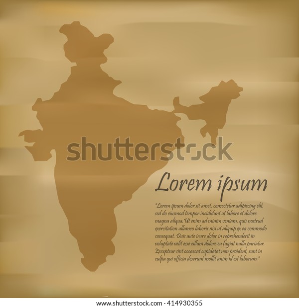 Concept Map India Vector Design Illustration Stock Vector (Royalty Free ...