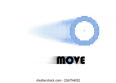 Concise Visual Display Ideas Dynamic Move Stock Vector (Royalty Free ...
