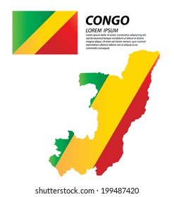 R Congo Vector Map Regions Black Stock Vector (Royalty Free) 2545872491 ...