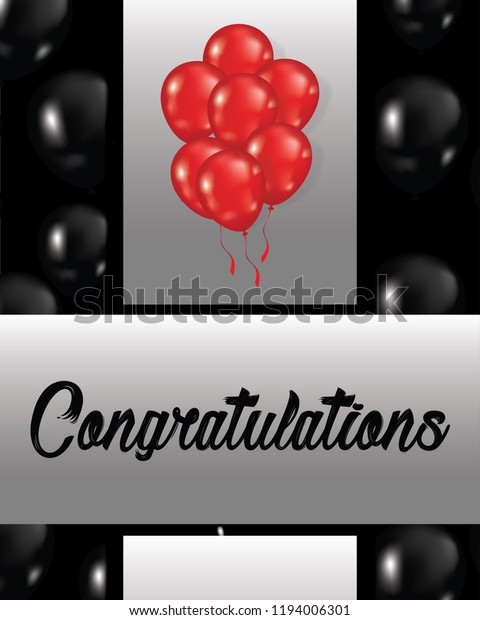 Congratulations Vector Greeting Stock Vector (Royalty Free) 1194006301 ...