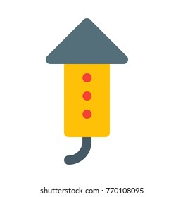 Conical Head Rocket Firework Stock Vector (Royalty Free) 770108095 ...