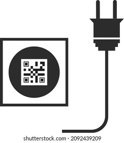 Connection Electrical Network Using Qr Codes Stock Vector (Royalty Free ...