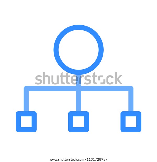 Connection Network Chart Stock Vector (Royalty Free) 1131728957 ...