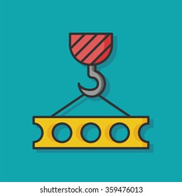 Construction Hanger Vector Icon Stock Vector (Royalty Free) 359476013 ...