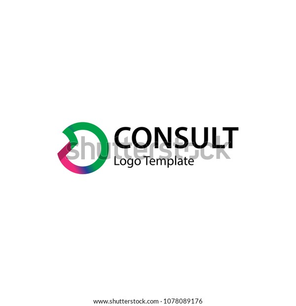 Consulting Shape Vector Logo Template Stock Vector (Royalty Free ...