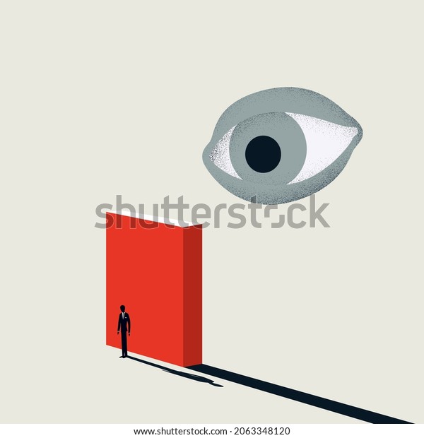 Control Privacy Breaking Vector Concept Symbol Stock Vector (Royalty ...